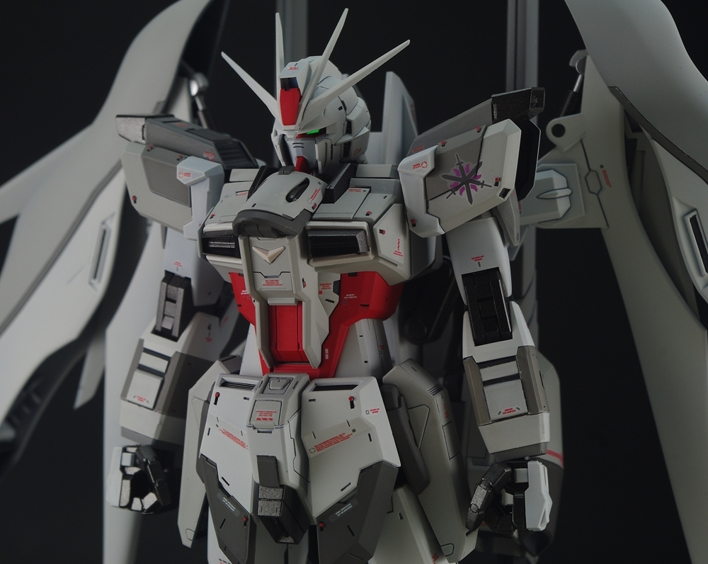 GUNDAM GUY: MG 1/100 Impulse Gundam Blanche - Custom Build