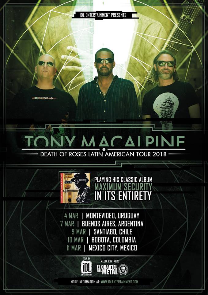 TONY MACALPINE Anuncia Su Gira Latinoamericana - Jump Metal