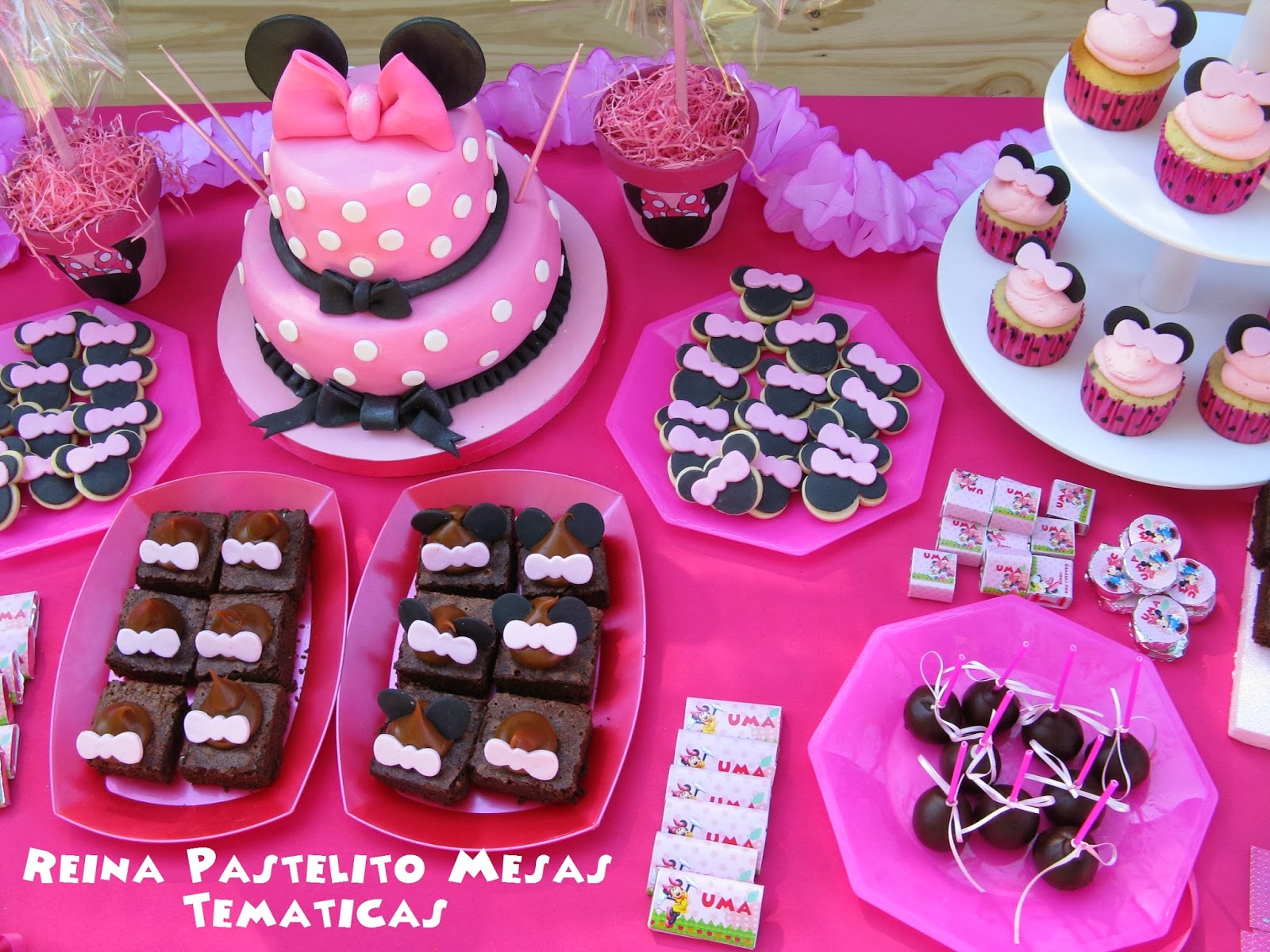 Tortas de minie bebé con ponquesitos - Imagui