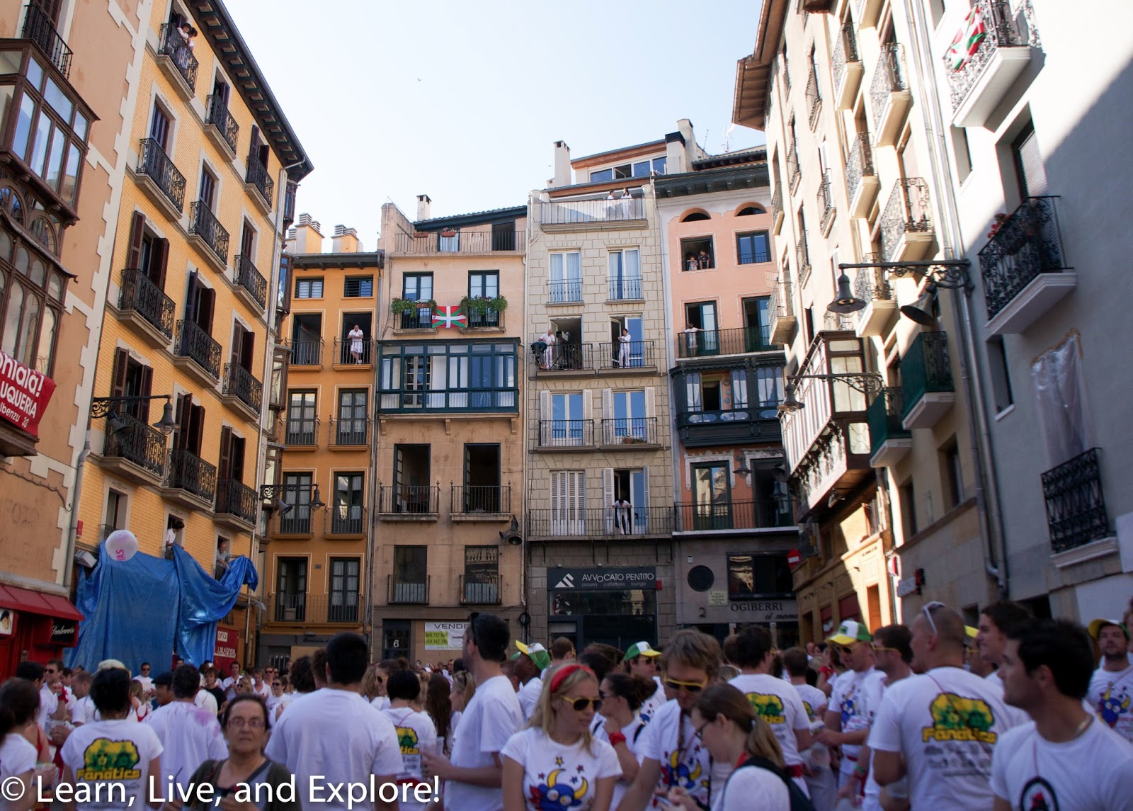 A Pamplona Running of the Bulls Experience...in comfort ~ Learn, Live ...