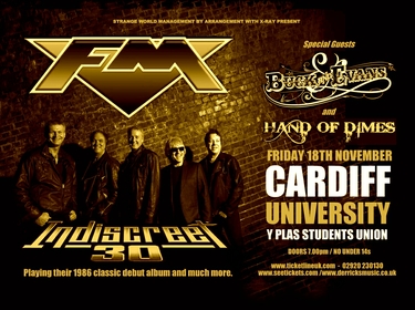 FM News: FM announce UK Indiscreet 30 tour dates