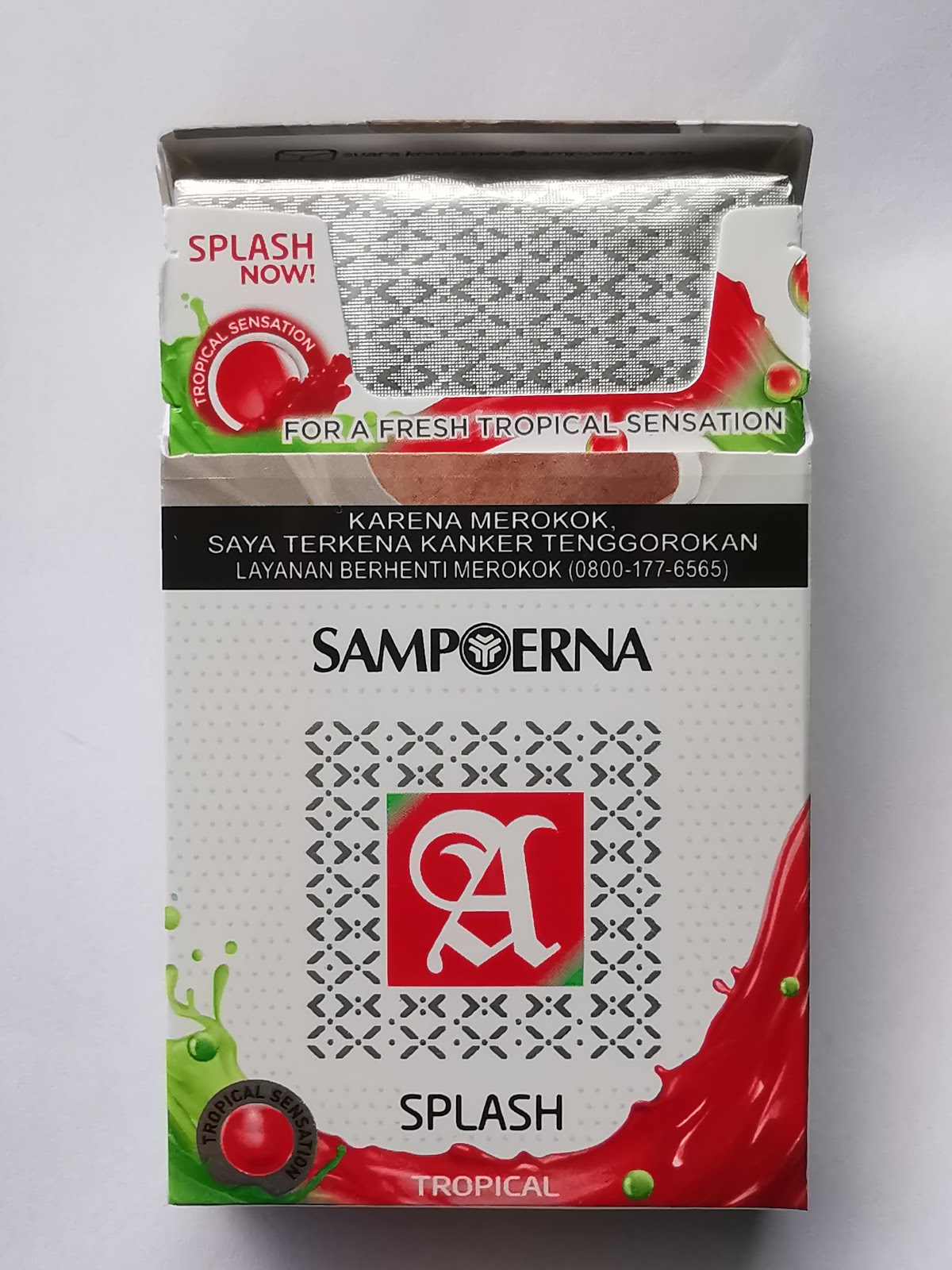Sampoerna A Splash Tropical, SKM LTLN Pertama Dengan Fitur Kapsul Rasa ...