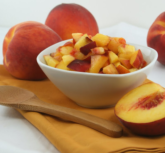 Authentic Suburban Gourmet: Double Peach Ice Cream