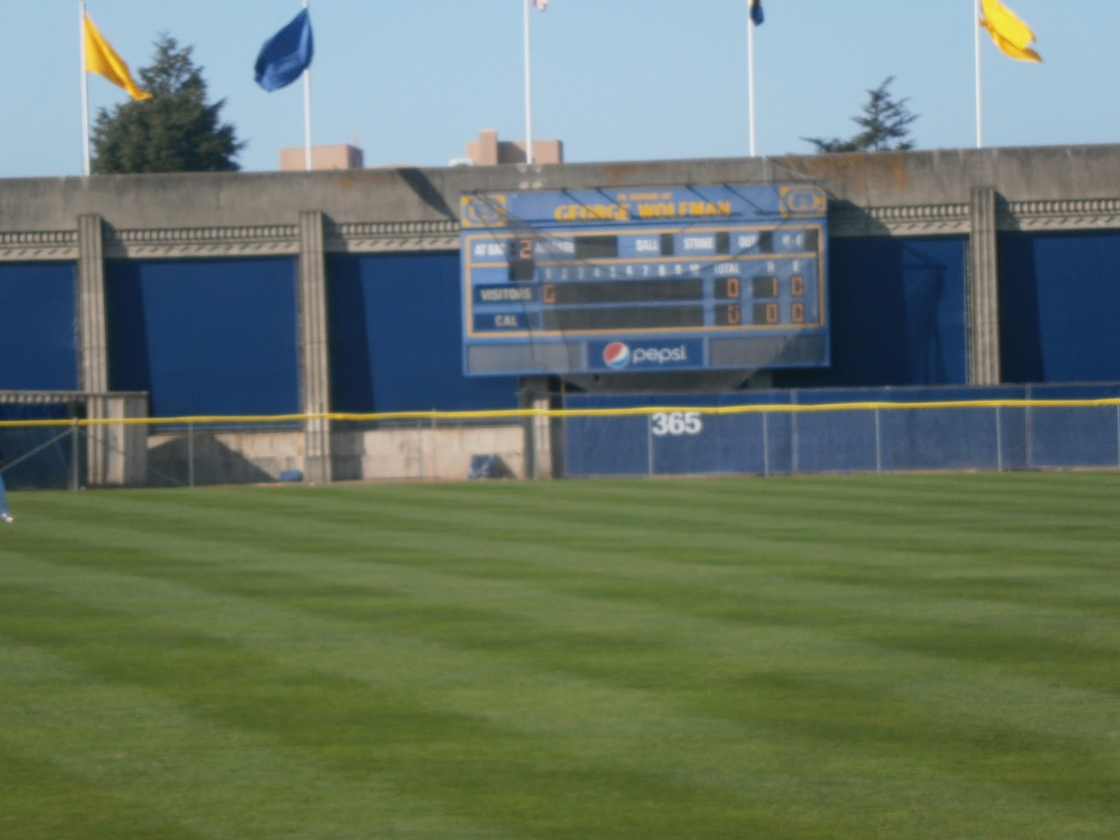 Adventures in Weseland: A Look at Evans Diamond-Home of Cal Baseball