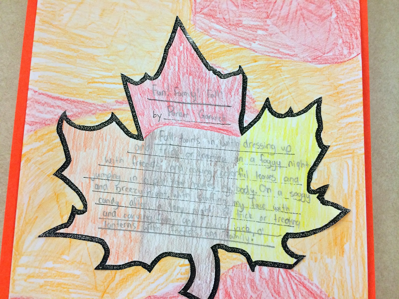 the ART of learning: Fall Poems and Leaf Rubbings