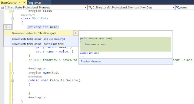Visual studio hotkeys for expanding - vsemassage