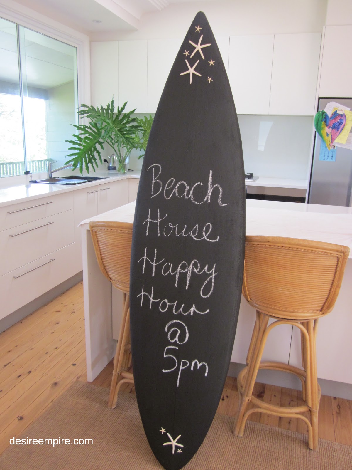 Desire Empire: A Great Day at The Beach House and a Surfboard Makeover