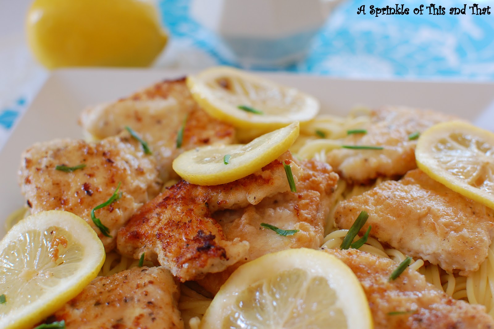A Sprinkle of This and That: Memory Lane Monday: Chicken Limone