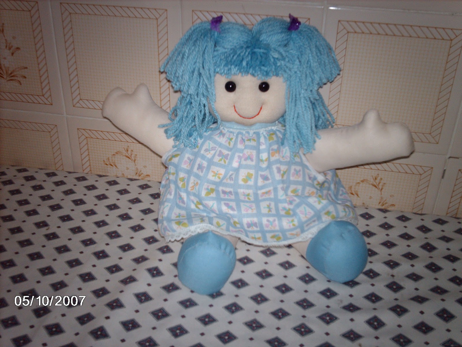 Minhas Artes: boneca peso de porta