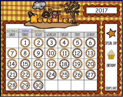 Teaching With Terhune: DIGITAL MORNING MEETING CALENDAR FOR THE SMARTBOARD