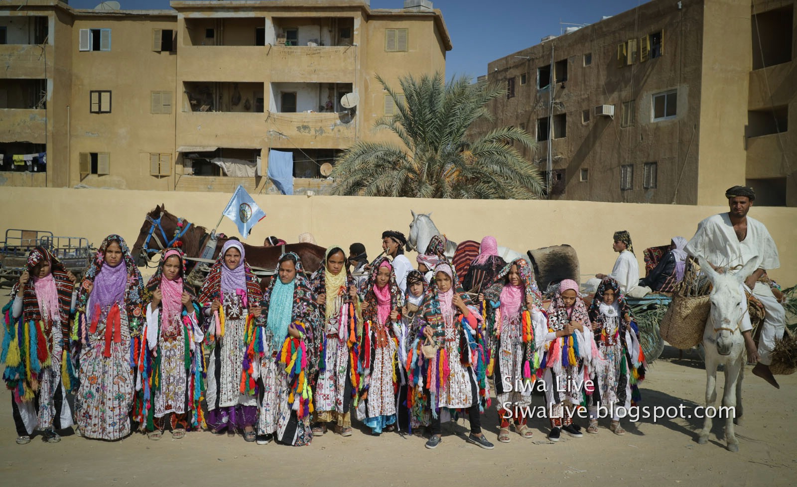 Siwa Live: Traditional costumes of the women in Siwa Oasis