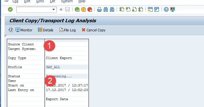 EMBEDDED SAP 360: Client Export and Import in PRD and QAS system:-