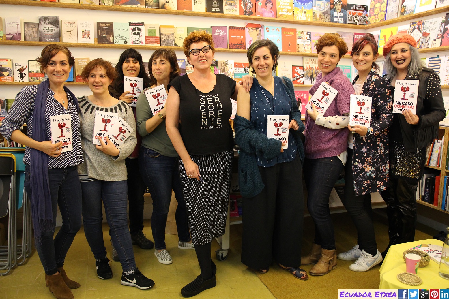 May Serrano presenta su libro: «Me caso conmigo misma» – Ecuador Etxea