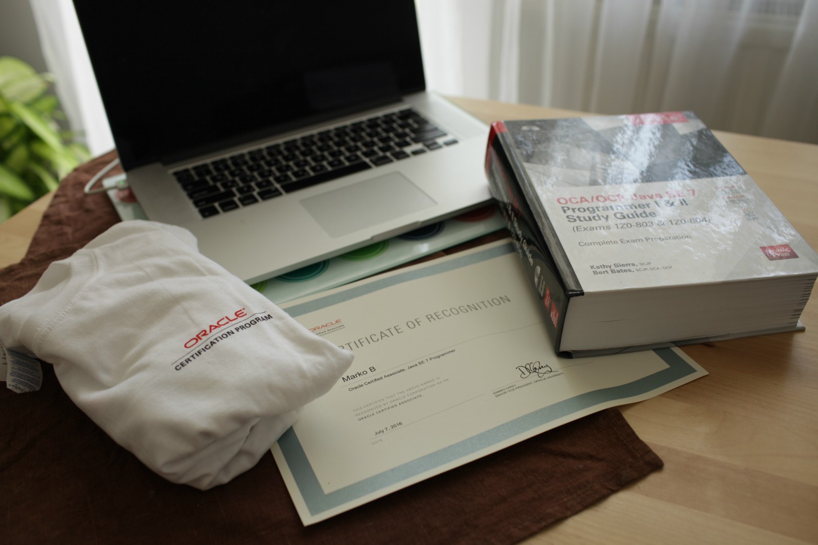 Oracle Certified Associate, Java SE 7 Programmer - That Java Guy