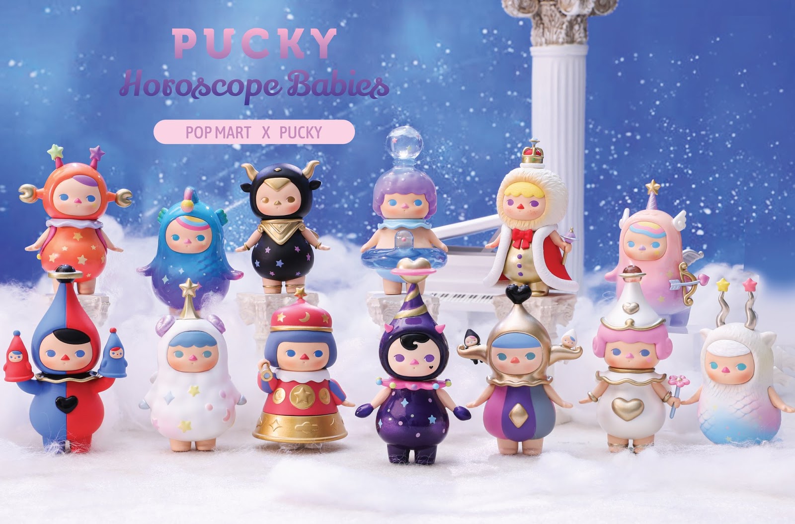PUCKY HOROSCOPE BABIES from POPMART for May 1st Release