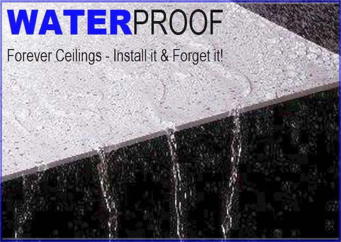 New Ceiling Tiles: How to Install Waterproof Ceiling Tiles