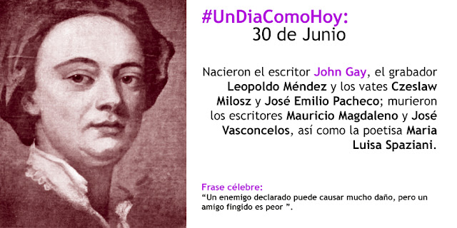 Un Día como Hoy, para el 30 de junio | Johnny Oliver Quintal