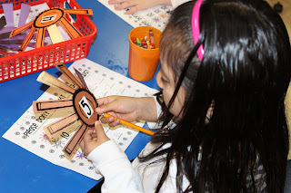 Mrs. Lee's Kindergarten: Our Math Centers this Week...plus some rainy fun!