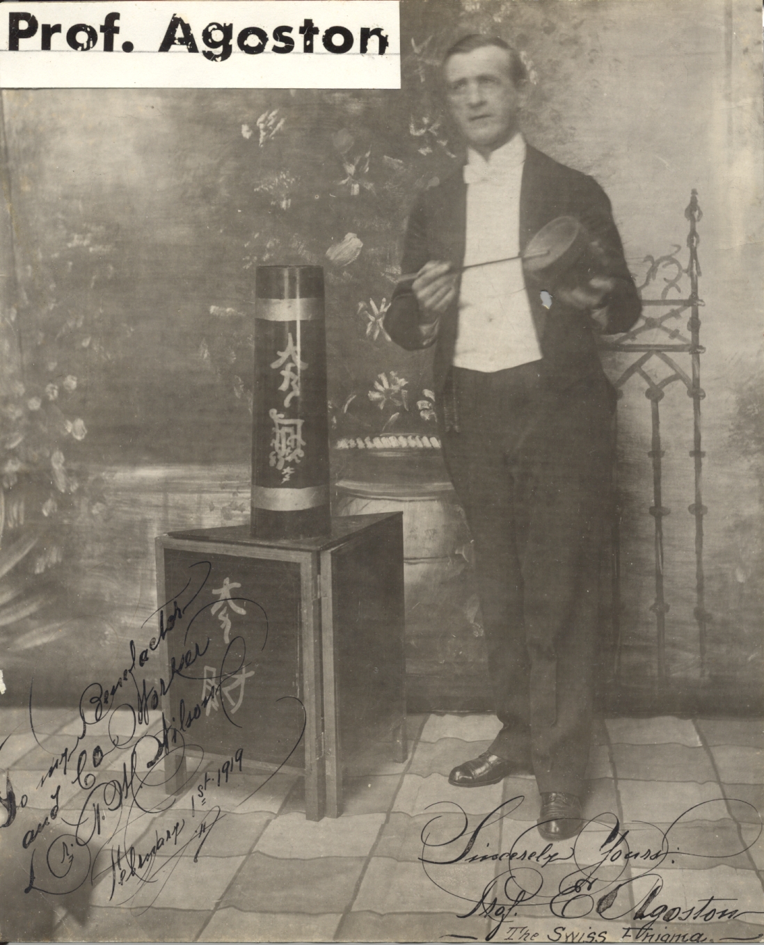 Propelled Pasteboards: Professor Agoston – The Swiss Enigma