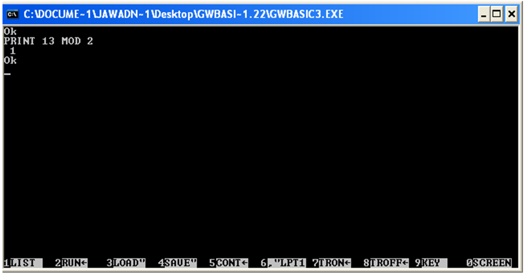 My Programming Tips: WRITING PROGRAMS IN GW BASIC