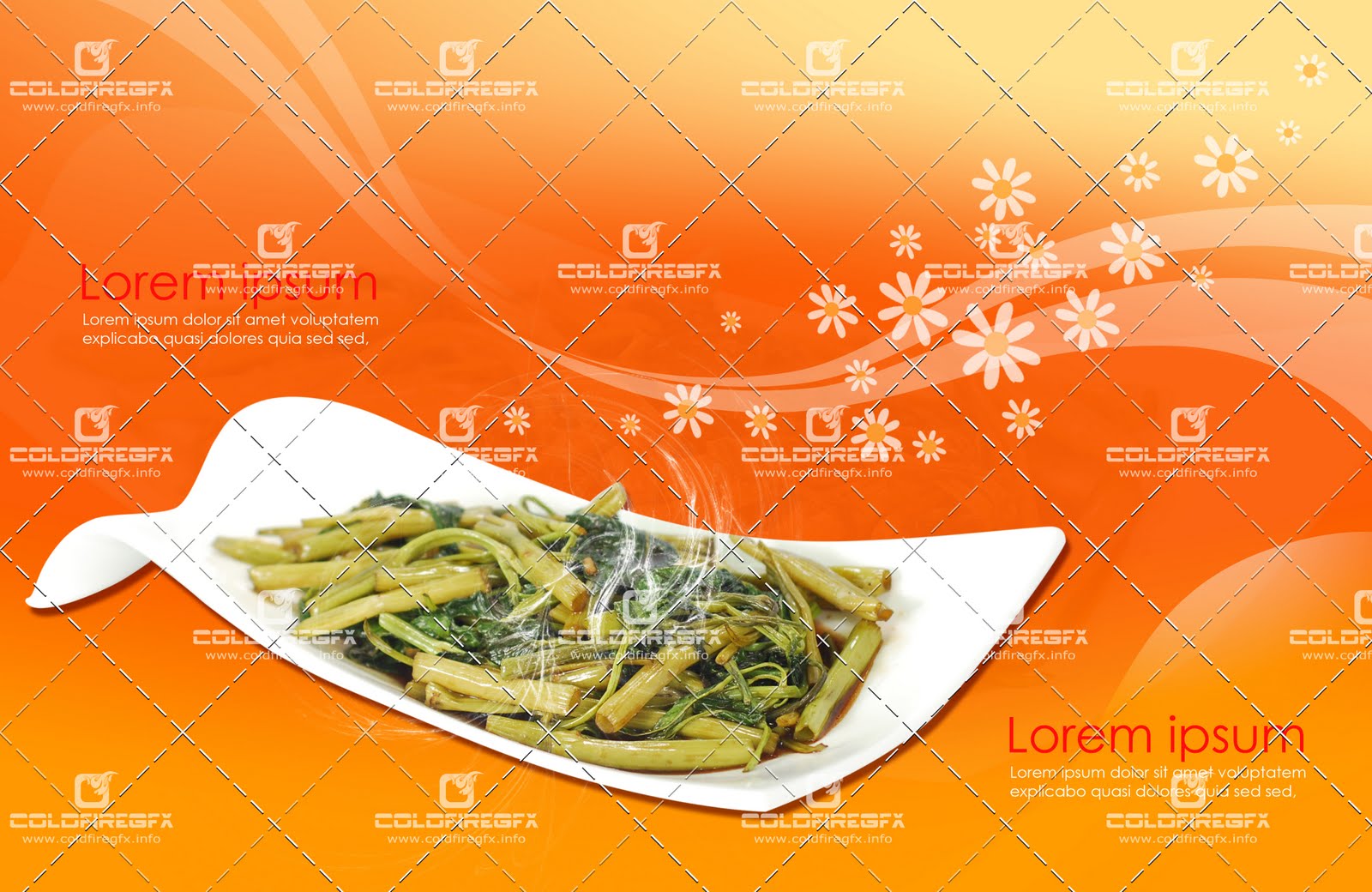 Recipe Menu Template PSD « xonekDesign