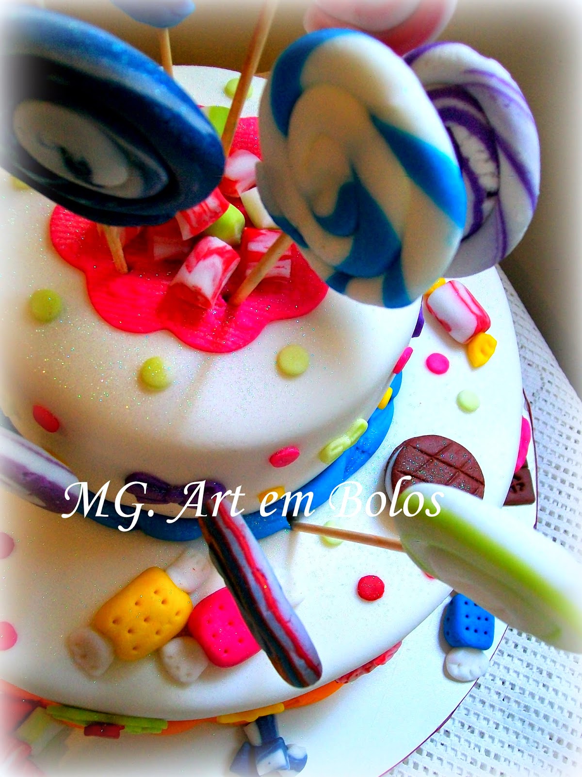MG. Art em Bolos: Bolo Candy Party