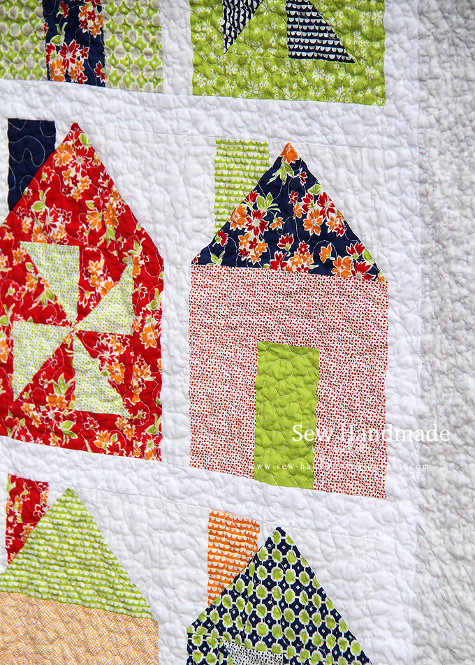 Sew Handmade: Little Houses Baby Quilt