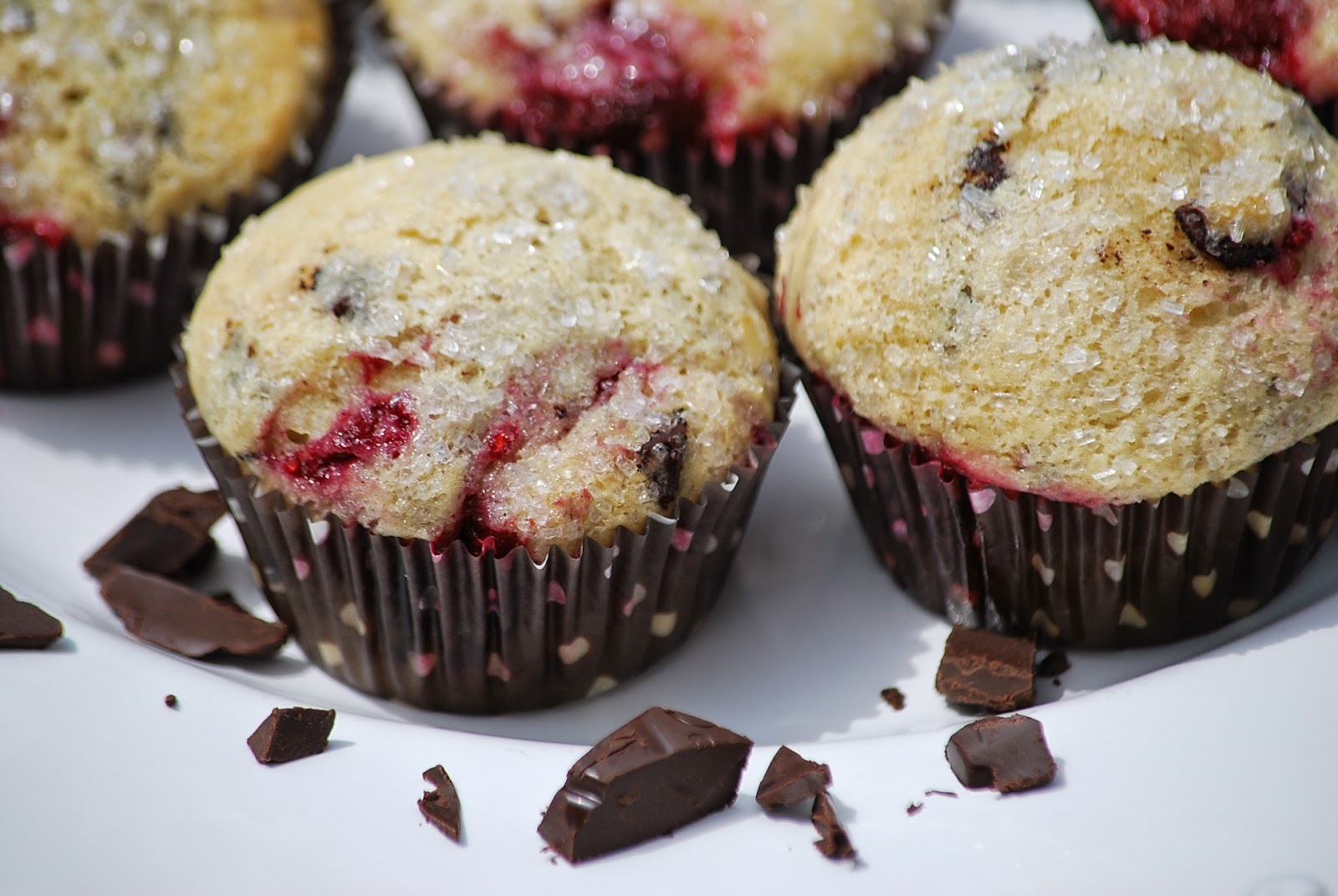 My story in recipes: Dark Chocolate Raspberry Muffin