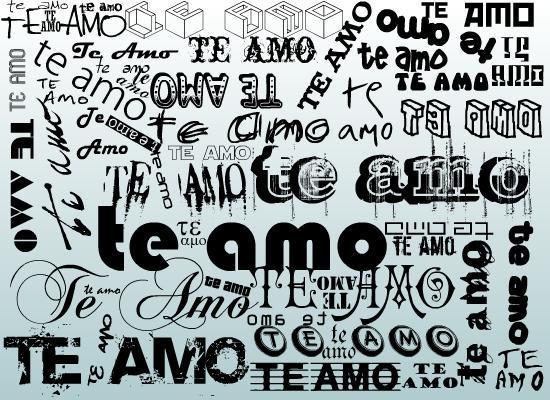 Te amo en letras emos - Imagui