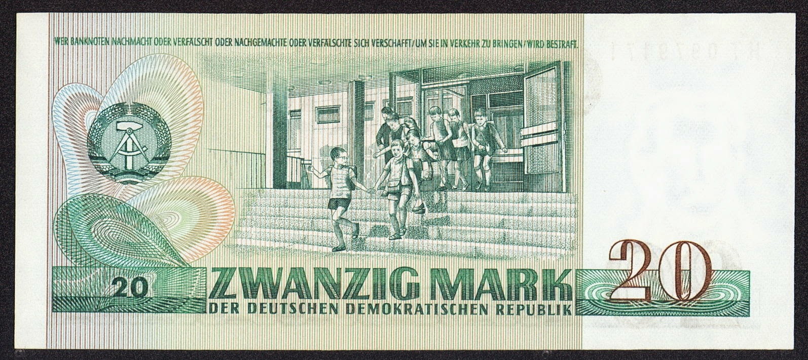Germany DDR 20 Mark banknote 1975|World Banknotes & Coins Pictures ...