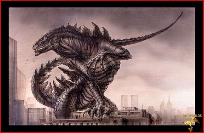 Stunning GODZILLA 1998 Concept Art by Patrick Tatopoulos and More ...