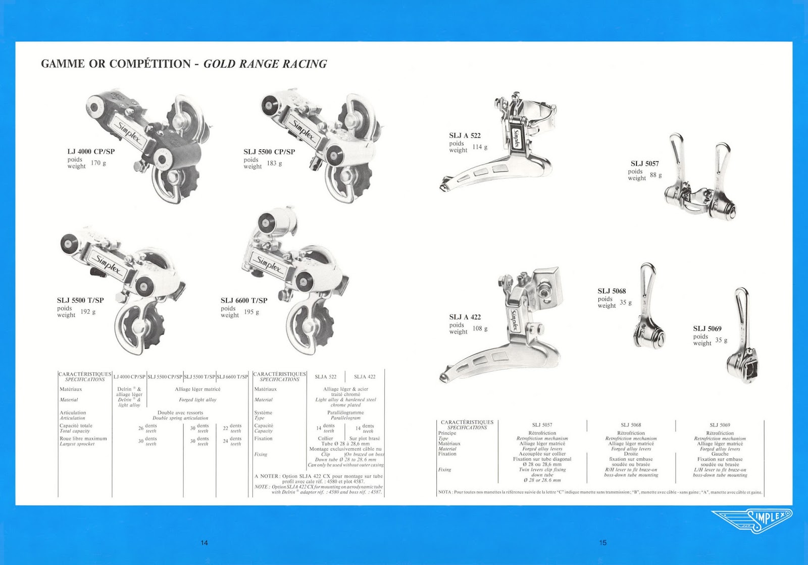 CATALOGUES SIMPLEX: SIMPLEX 1984