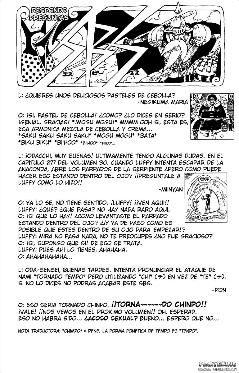 One Piece Manga Capitulo 325. La familia Franky ~ ParaisoGrandLine