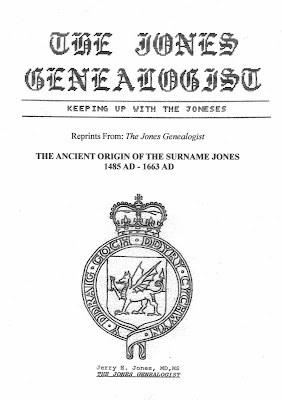 The Jones Genealogist Research Notebooks: RN #239 The Ancient Origin of ...