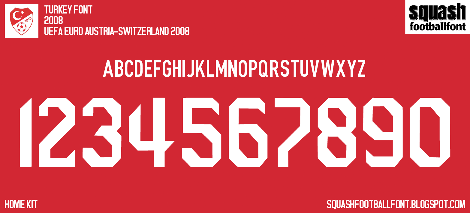 SFF: Turkey Euro 2008 Font