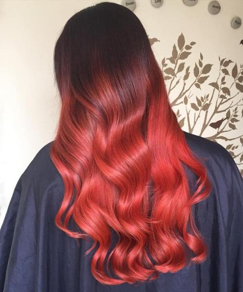 20 gaya rambut warna merah terang terkeren 2016 | Trend Gaya Rambut