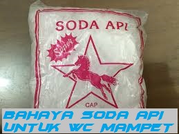 BAHAYANYA PENGGUNAAN SODA API UNTUK WC MAMPET - starbio