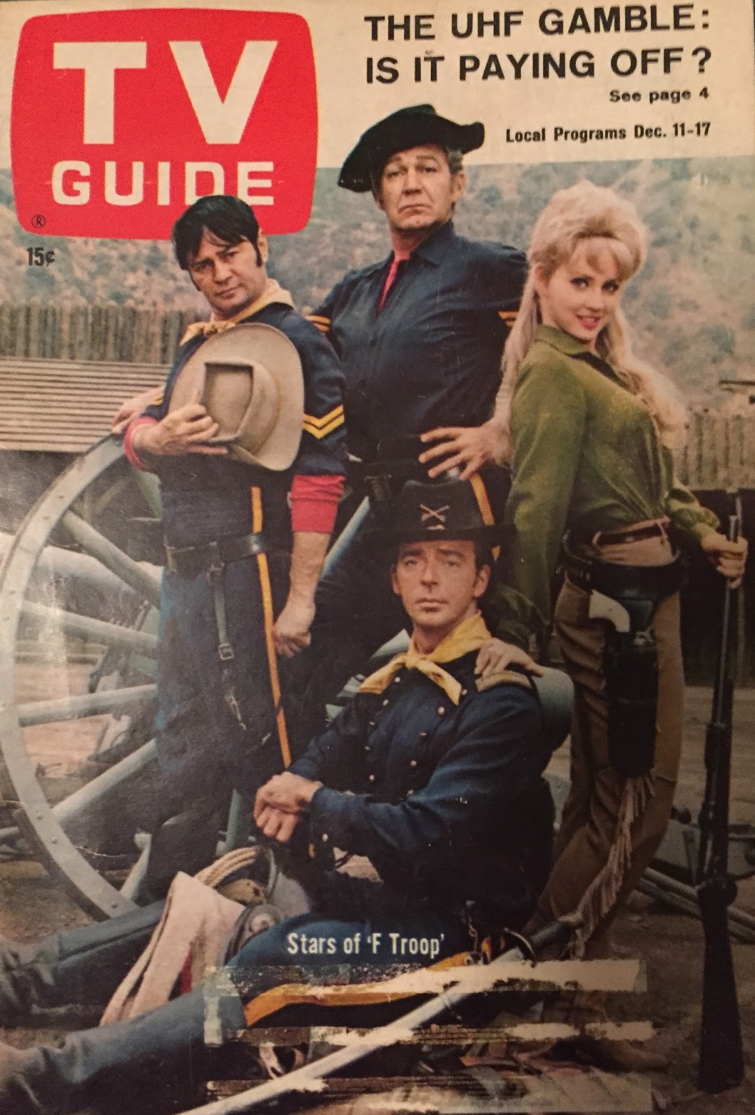 The Horn Section: F TROOP Fridays: TV GUIDE, December 11-17, 1965