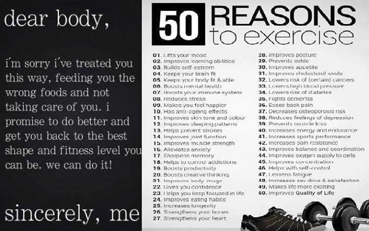 50 reasons to exercise - tbasev
