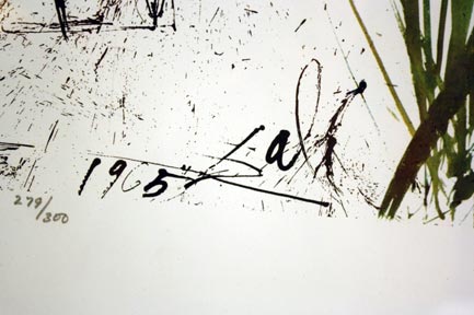 Salvador Dali Auction Results Watch: Dali Cooperative Lithograph ...