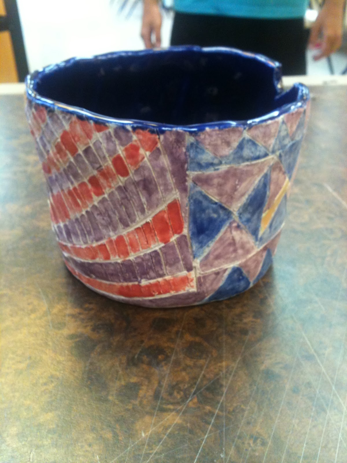 Mr. Young's Ceramics Class: Pinch Pots '13