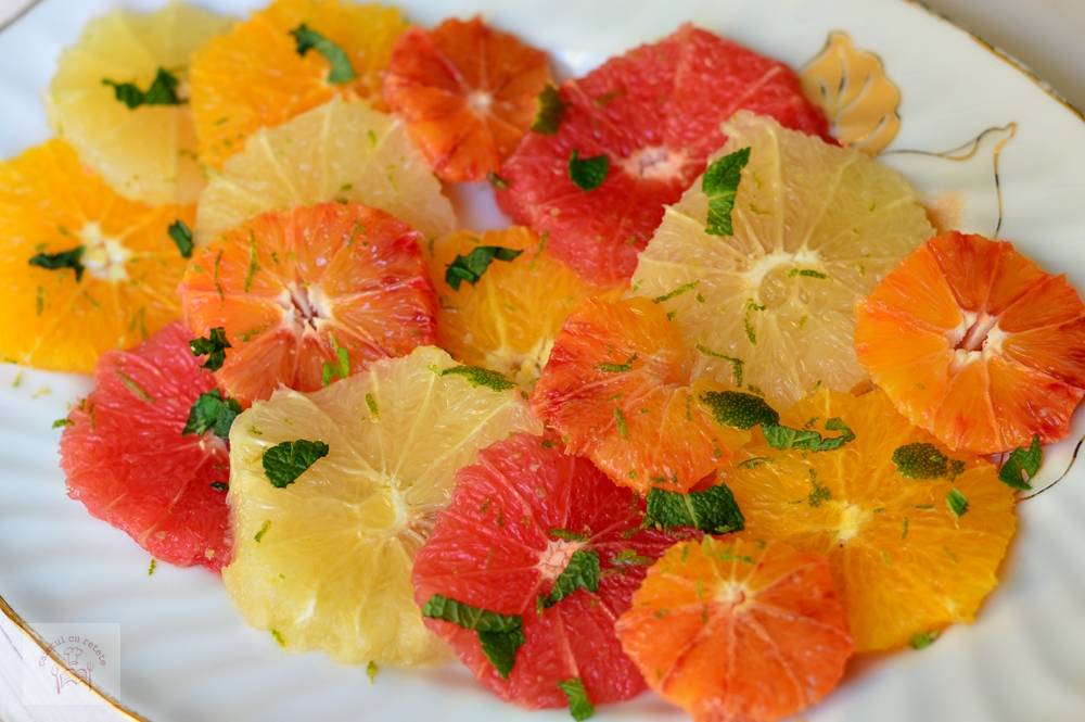 Salata de citrice cu menta - CAIETUL CU RETETE