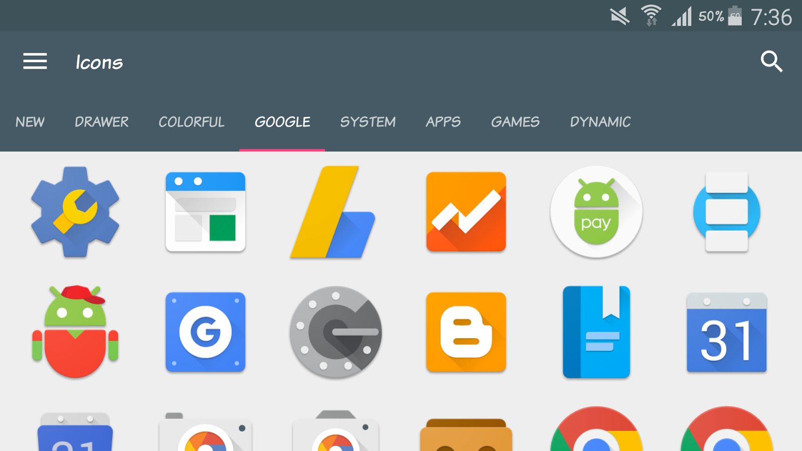 TucuDroid2015 - Todo Para Android: Perfecto Icon Pack - Núcleo UI
