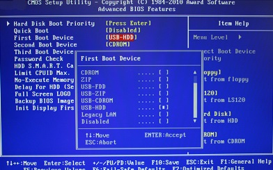 Cara Setting BIOS Agar Bisa Install Ulang dengan Flashdisk - GoLepi