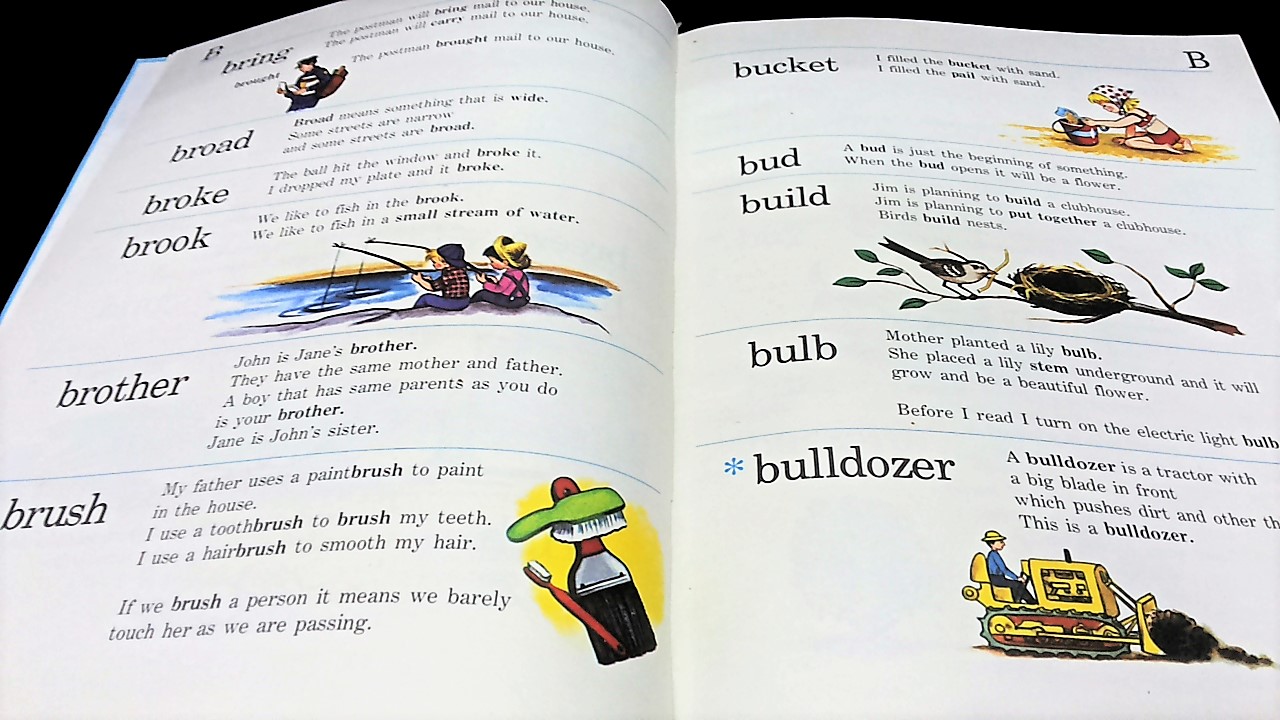 Kid Books Blog: 126.The New Colour-Picture Dictionary for Children