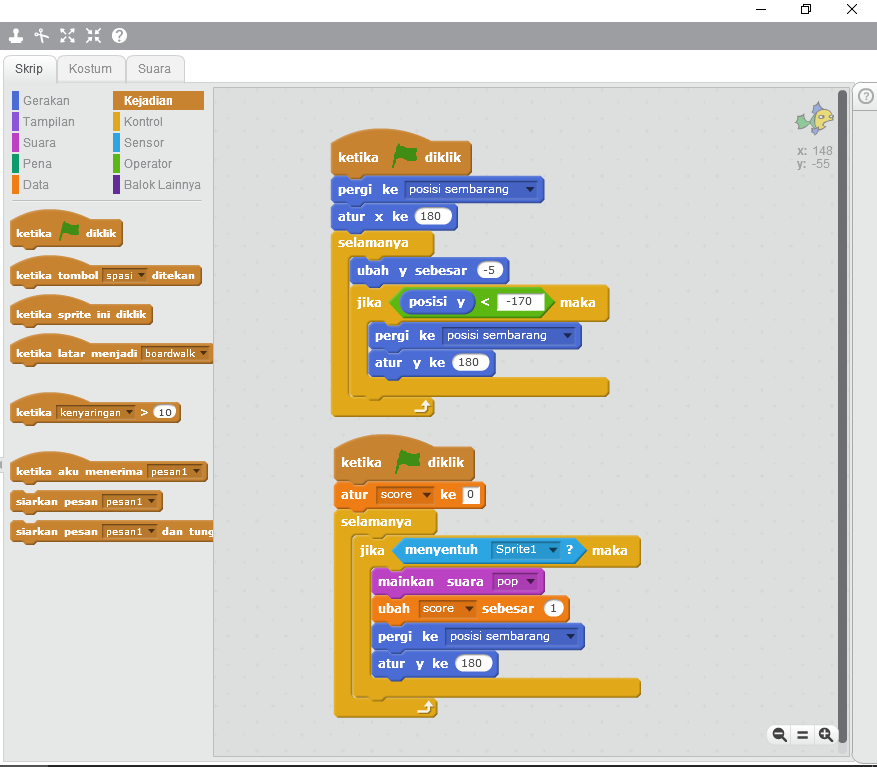 Tutorial Game Sederhana Menggunakan Scratch