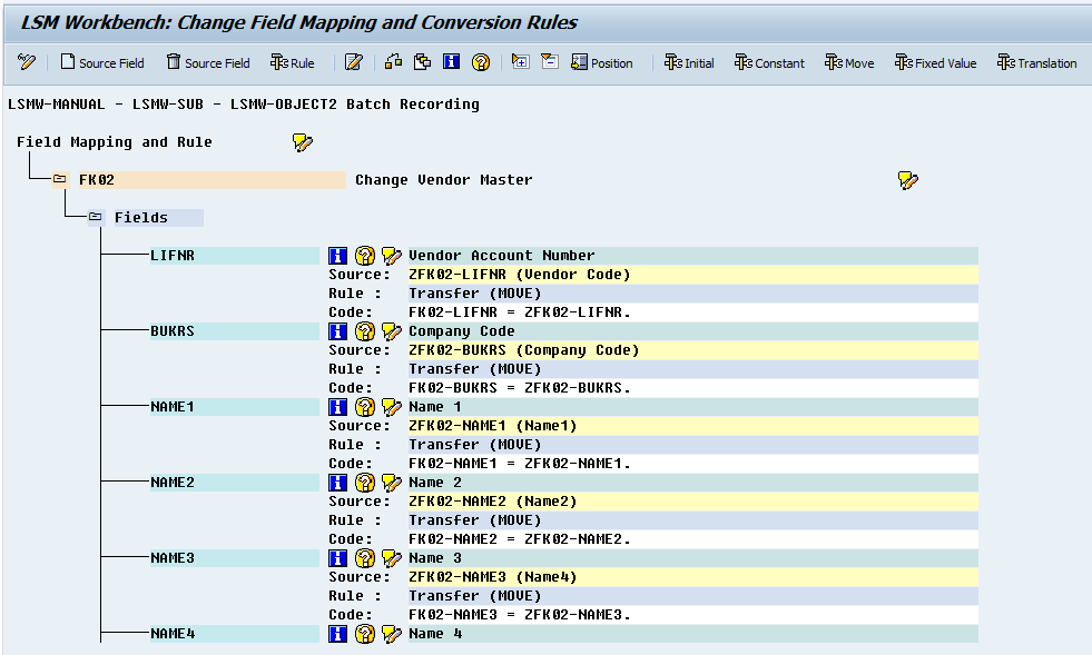 LSMW Batch Input Recording Step-By-Step Manual - Sap 4 All