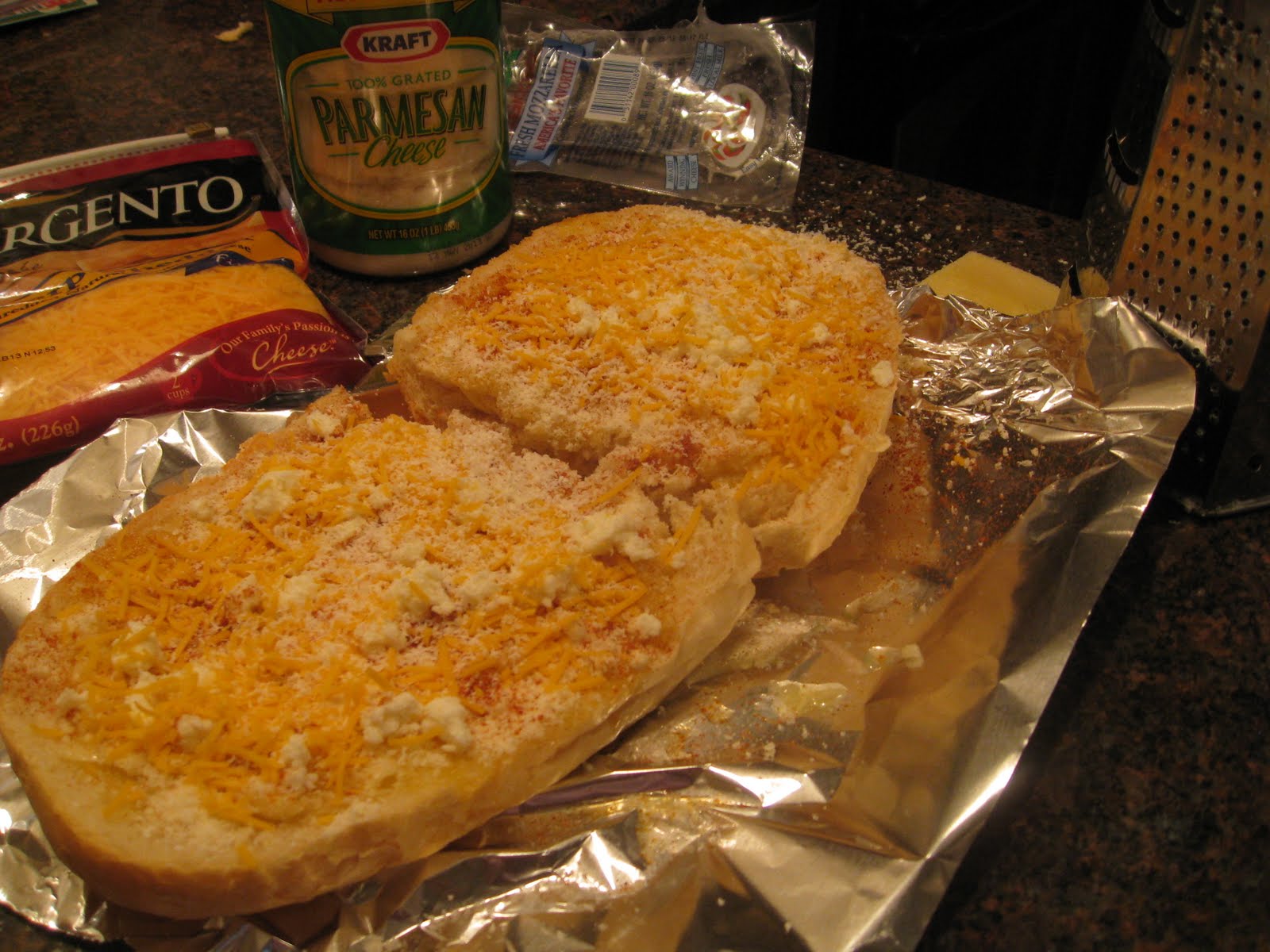 Four Cheese Garlic Bread - The OT Toolbox