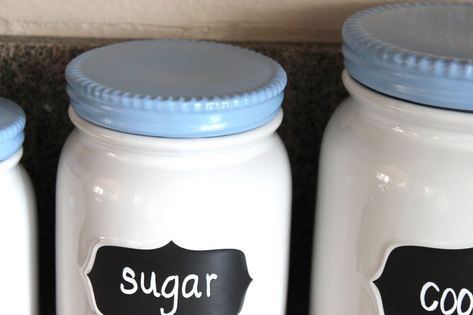 The Smitten Mintons: DIY Custom Canisters