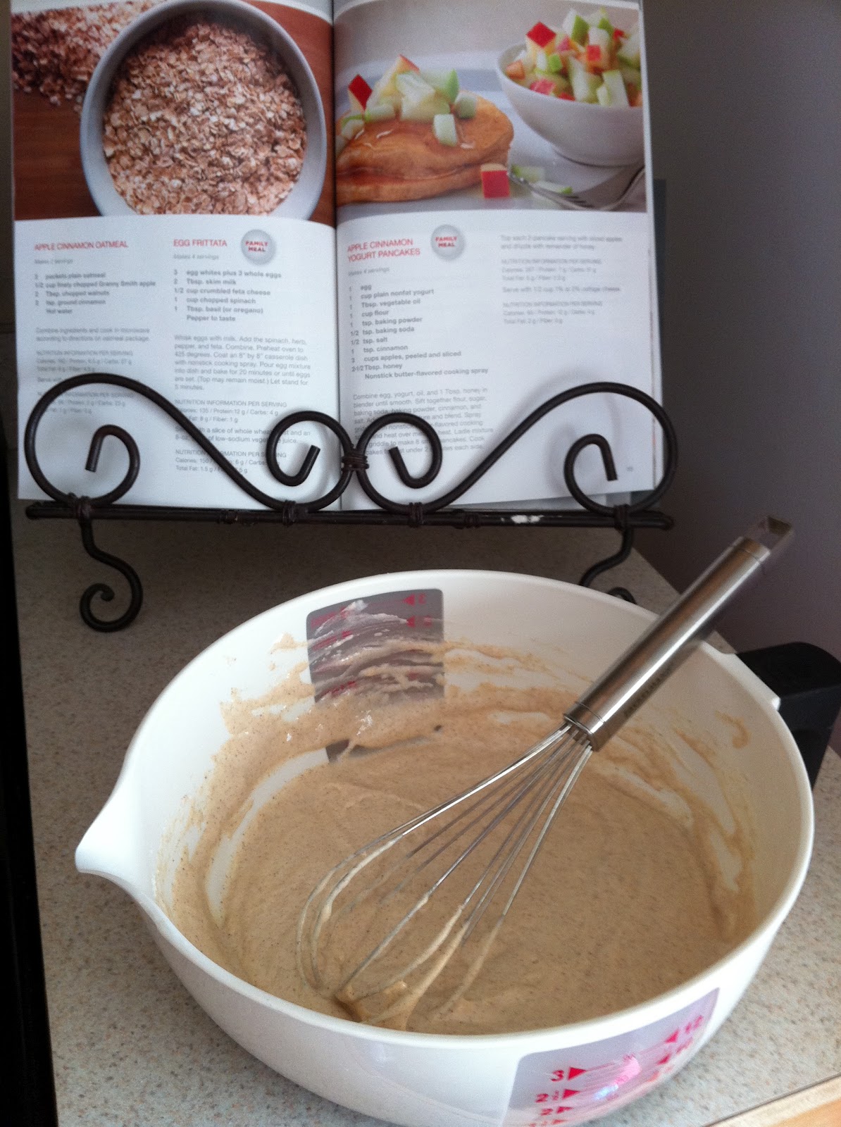 GolladayFit: Recipe Wednesday: Turbo Fire Apple Cinnamon Yogurt Pancakes!